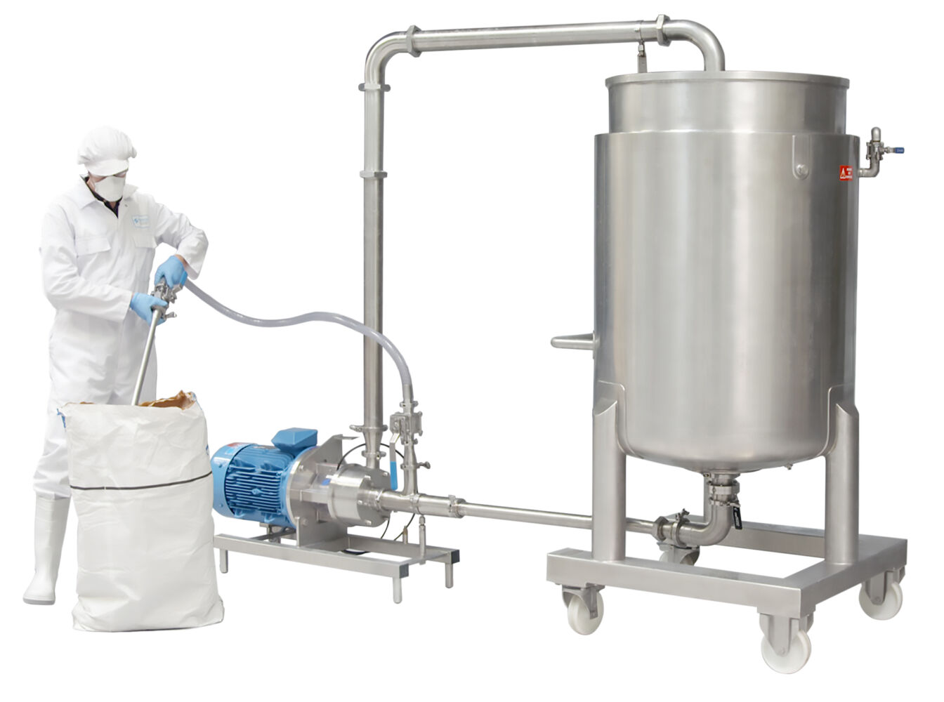 Powder/liquid mixing solutions from Silverson Machines - UK Manufacturing